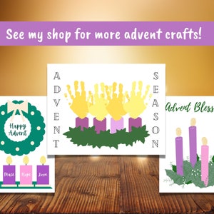 Advent Craft for Toddlers / Infants / Kids | Advent Handprint Art ...
