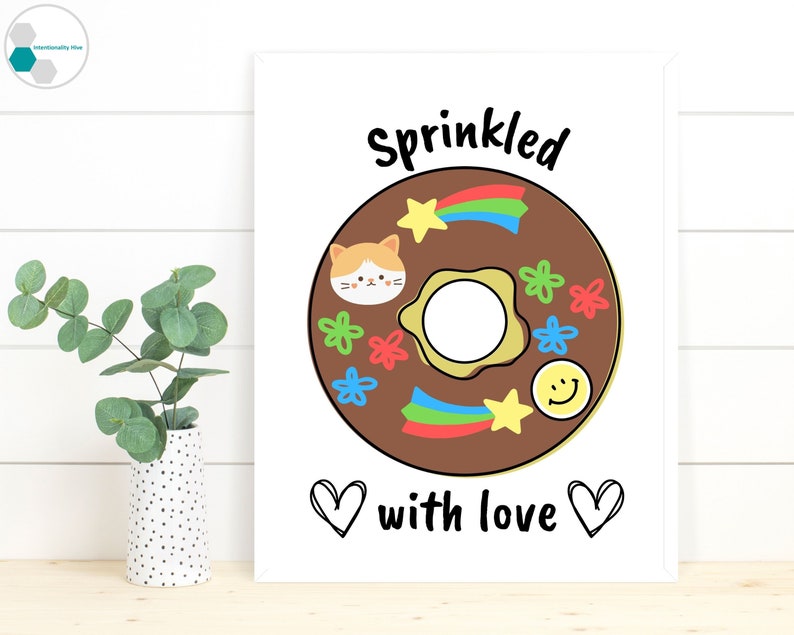 Donut Party Printable Sign / Activity / Craft / Favor - Etsy