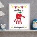Last Day of Kindergarten Handprint Art Craft, 2024 Kindergarten ...