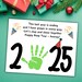 2025 New Years Handprint Art Poem, New Year Handprint Craft 2025 ...