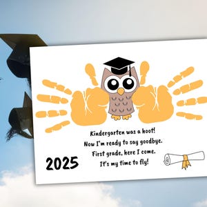 Kindergarten Graduation Handprint Art Poem, 2025 Kindergarten ...