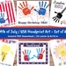 Veterans Handprint Craft From Kids Printable Veterans Day Craft, Thank ...