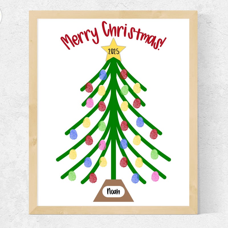 Thumbprint Tree - Etsy