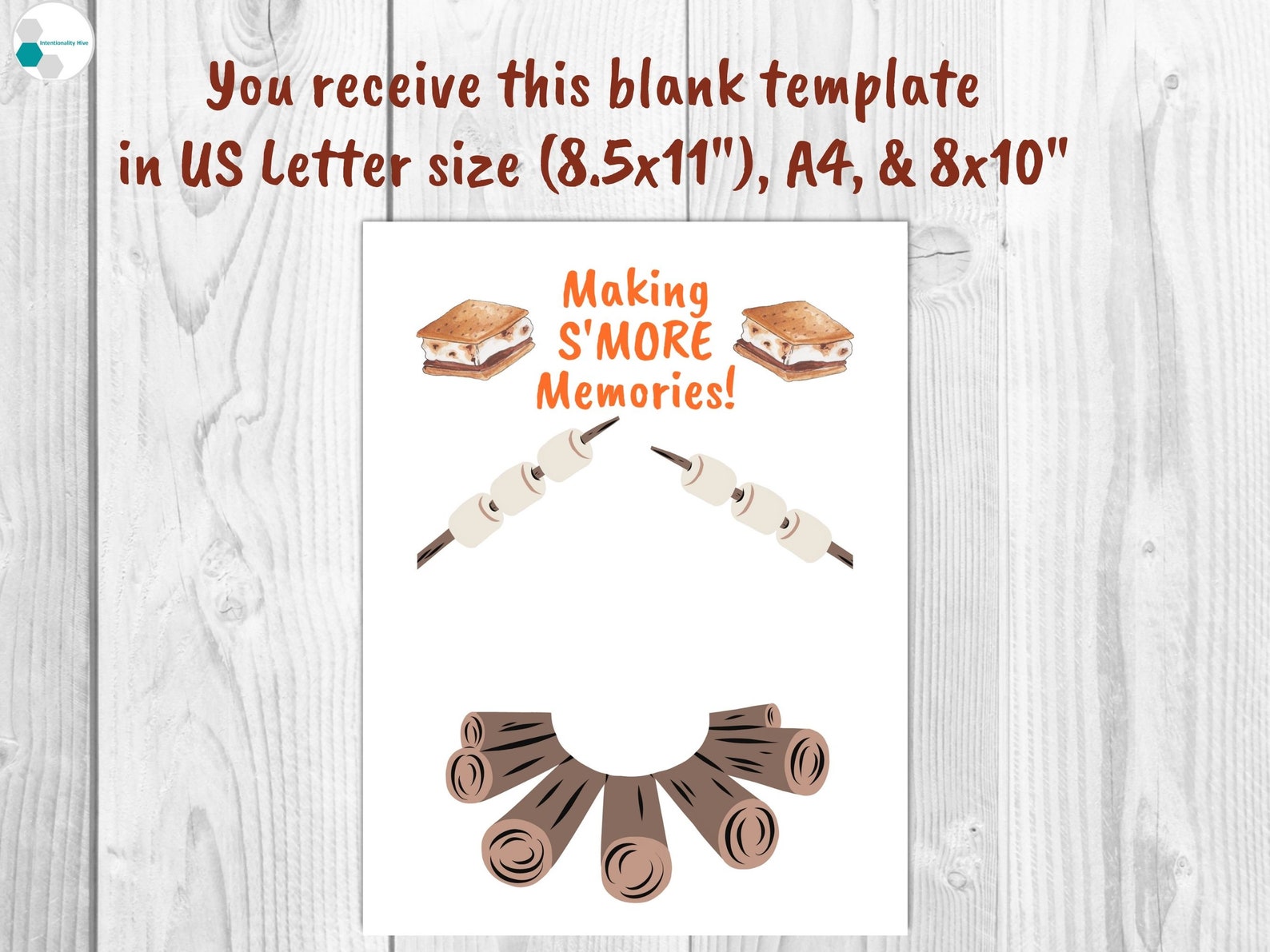 Campfire Handprint Art | Making Smore Memories Camping Craft for ...