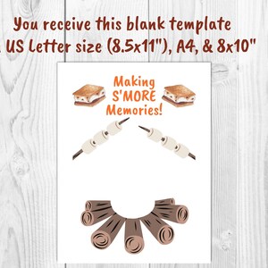 Campfire Handprint Art | Making Smore Memories Camping Craft for ...