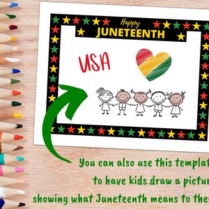 Juneteenth Craft for Kids | Printable Handprint Art | Juneteenth ...