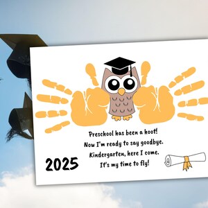 Preschool Graduation Handprint Art Poem, 2025 Preschool Graduation Gift ...