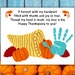 Cornucopia Thanksgiving Handprint Art Poem, Happy Thanksgiving ...