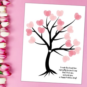 Fingerprint Mother's Day Craft for Kids, Toddlers, Baby | Mom or ...