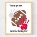 Superbowl Handprint Art Craft, Superbowl Baby, 2025 Superbowl Sunday ...
