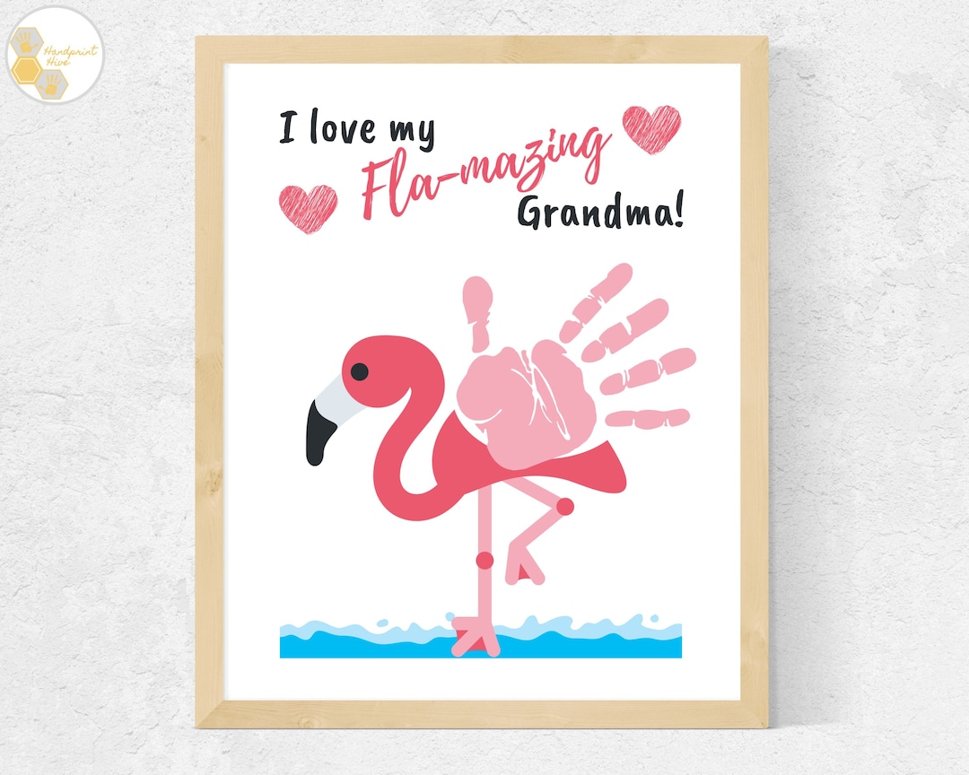 Grandma Handprint Craft, Mother's Day Handprint for Grandma Craft ...