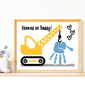 Daddy Handprint Art, Father's Day Handprint Craft Printable, Daddy Gift ...
