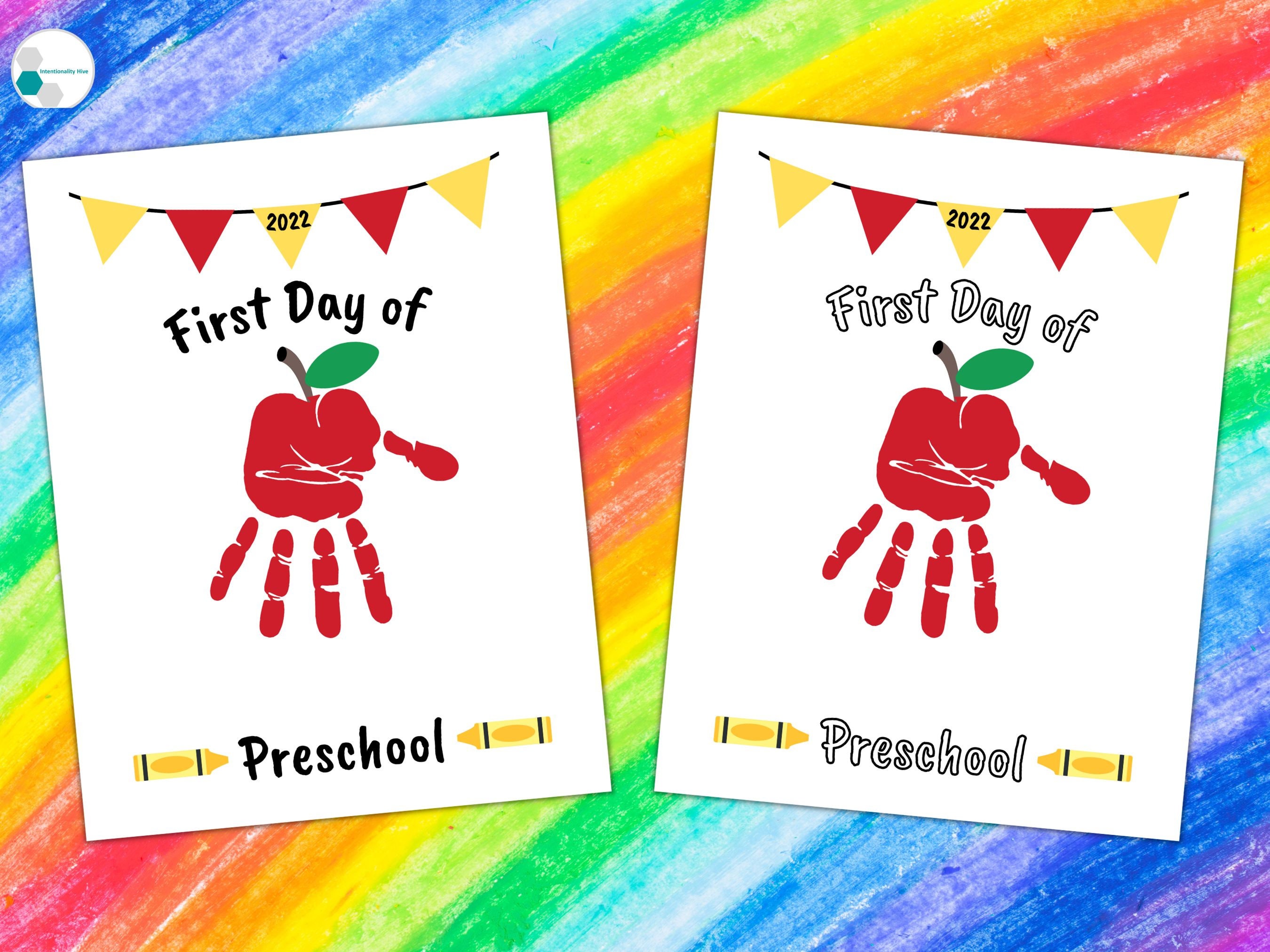 First Day Of Preschool Craft at Gail Odom blog
