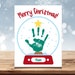 Christmas Snow Globe Handprint Craft, Christmas Handprint Art Craft for ...