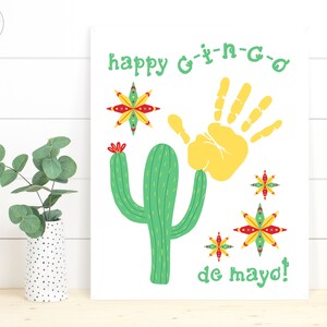 Cinco De Mayo Handprint Art Craft, Cinco De Mayo Craft for Kids Baby ...