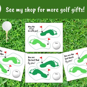 Golf Father's Day Handprint Golf Crafts, Father's Day Golf Gifts, Golf ...