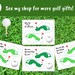 Golf Father's Day Handprint Golf Crafts, Father's Day Golf Gifts, Golf ...