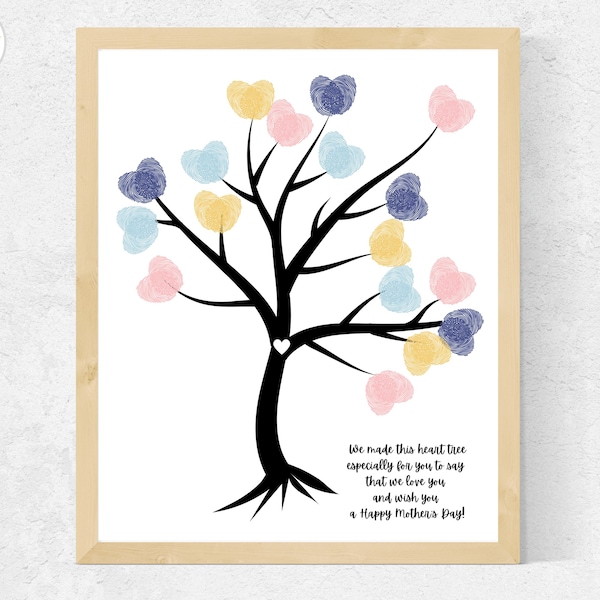 Fingerprint Tree - Etsy