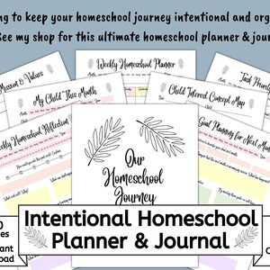 Printable Homeschool Weekly Planner Reflection | Homeschool Planner ...
