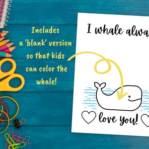 Whale Handprint Art for Mom | Printable Mom Gift From Baby Boy, Girl ...