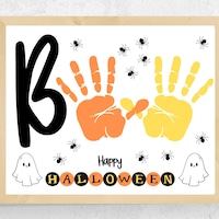 Halloween Handprint Crafts - Etsy