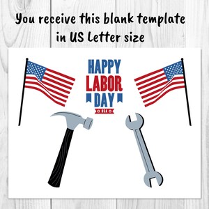 Handprint Labor Day Craft for Toddlers Kids Preschool Baby Daycare ...