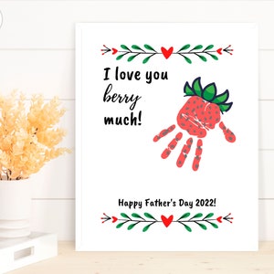Father's Day Handprint Printable | Fathers Day Crafts for Kids Todders ...