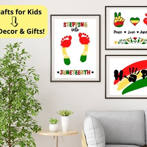 Juneteenth Crafts for Kids, Toddlers, Preschool, PRINTABLE Juneteenth ...