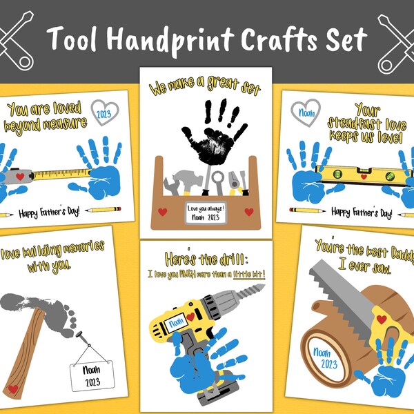 Hammer Footprint Art - Etsy