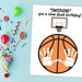 Basketball Birthday Handprint Card Printable, Dad Birthday Handprint ...