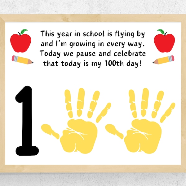 100th Day of School - Etsy