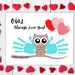 Mother's Day Handprint Craft for Mom, Grandma, Aunt Owl Printable ...