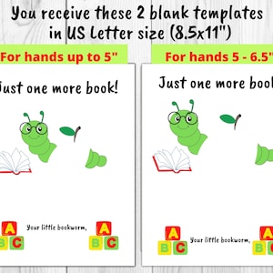Bookworm Craft for Kids | Apple Handprint Art for Preschool / Prek ...