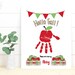 Fall Handprint Art Craft, Fall Apple Handprint Craft for Toddlers Baby ...