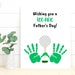 Golf Father's Day Handprint Golf Crafts, Father's Day Golf Gifts, Golf ...