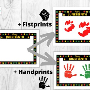 Juneteenth Craft for Kids | Printable Handprint Art | Juneteenth ...