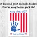 Veterans Handprint Craft From Kids | Printable Veterans Day Craft ...