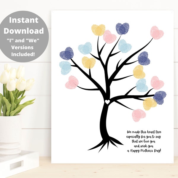 Fingerprint Tree - Etsy