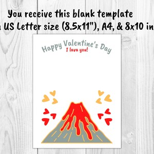 Toddler Handprint Art Valentine Card | I Lava You Gift / Sign / Card ...