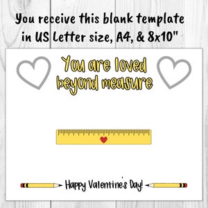 Ruler Valentine Handprint Art Craft, Handprint Craft for Toddlers Baby ...