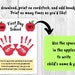 Handprint First Day of School Poem, Back to School Handprint Art ...