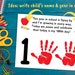 100 Days of School Handprint Art Poem, 100 Days Preschool Craft, 100 ...