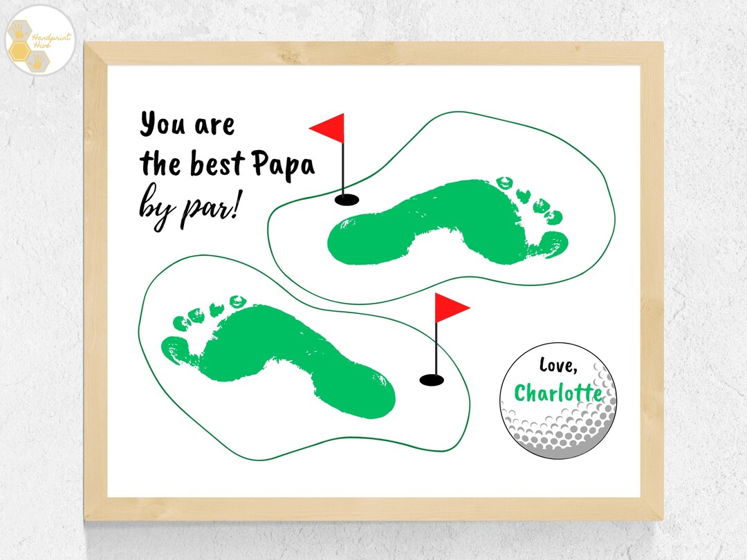 Best Papa by Par Craft PRINTABLE, DIY Father's Day Papa Golf Gift From ...