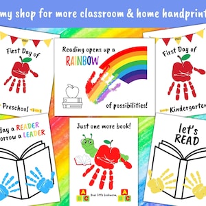 Bookworm Craft for Kids | Apple Handprint Art for Preschool / Prek ...