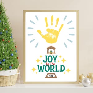 Nativity Joy Handprint Christmas Craft, Star Nativity Handprint Art ...