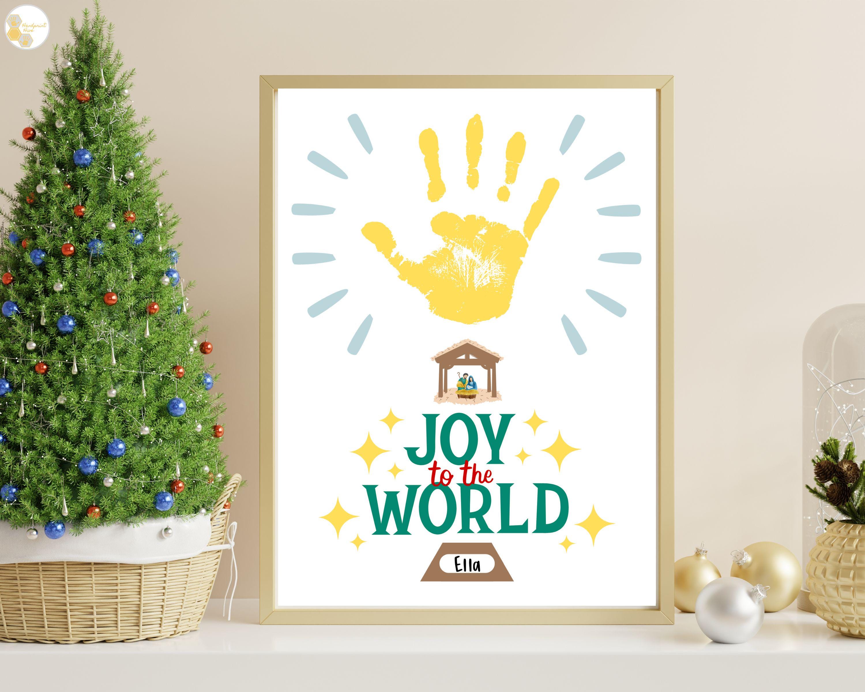 Nativity Joy Handprint Christmas Craft, Star Nativity Handprint Art ...