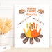 Campfire Handprint Art Making Smore Memories Camping Craft for Toddlers ...