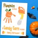 Candy Corn Handprint Footprint Craft, Happy Halloween Handprint Art ...