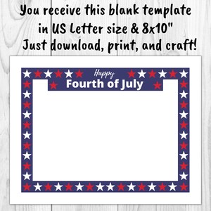 Happy Fourth of July Handprint Craft for Kids | Printable Independence ...