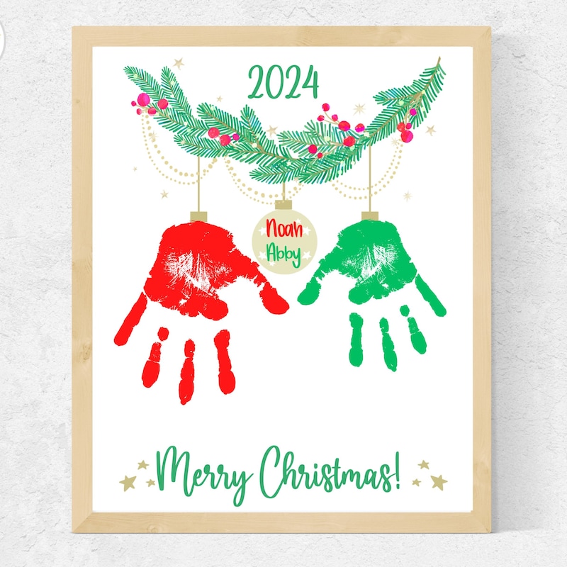 Christmas Handprint - Etsy